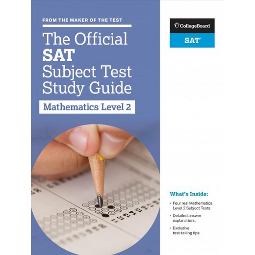 Official SAT Subject Test Guides Mathematics Level 1 And 2